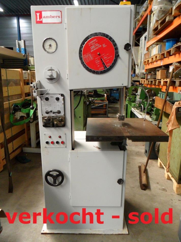 Lambers lintzaag machine - Verkocht Zaagmachines Machinehandel De Leeuw