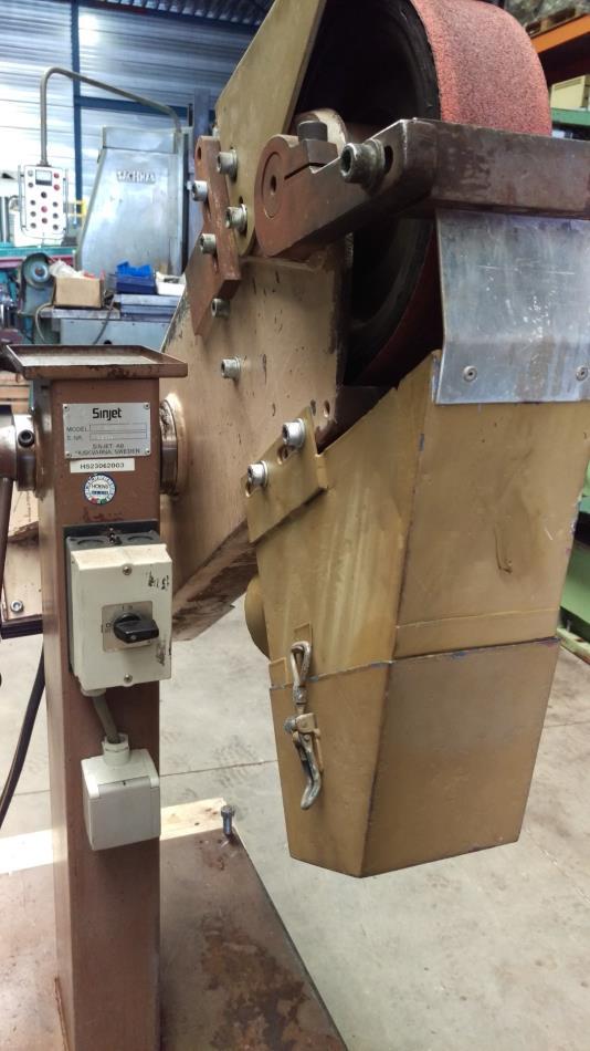 Sinjet bandslijpmachine - verkocht model : S-75 Slijpmachines ...