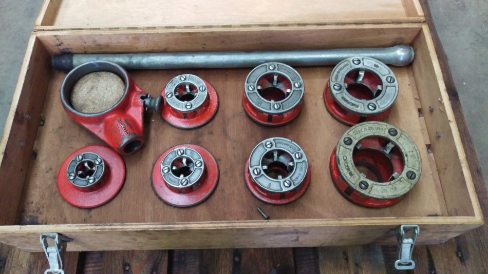 Ridgid Draadsnij-ijzer set Diversen Machinehandel De Leeuw