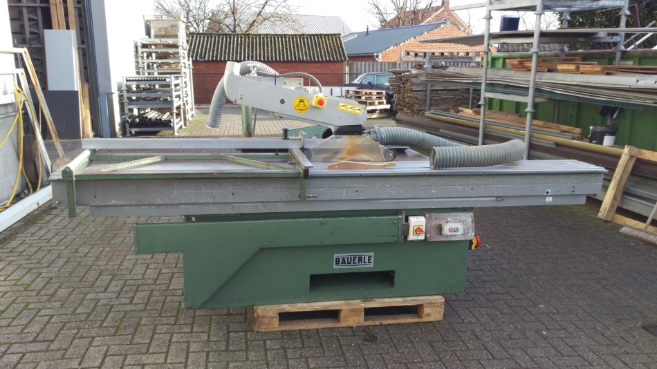 Bauerle (Germany) Altendorf - verkocht paneelzaag / formaatzaag machine ...