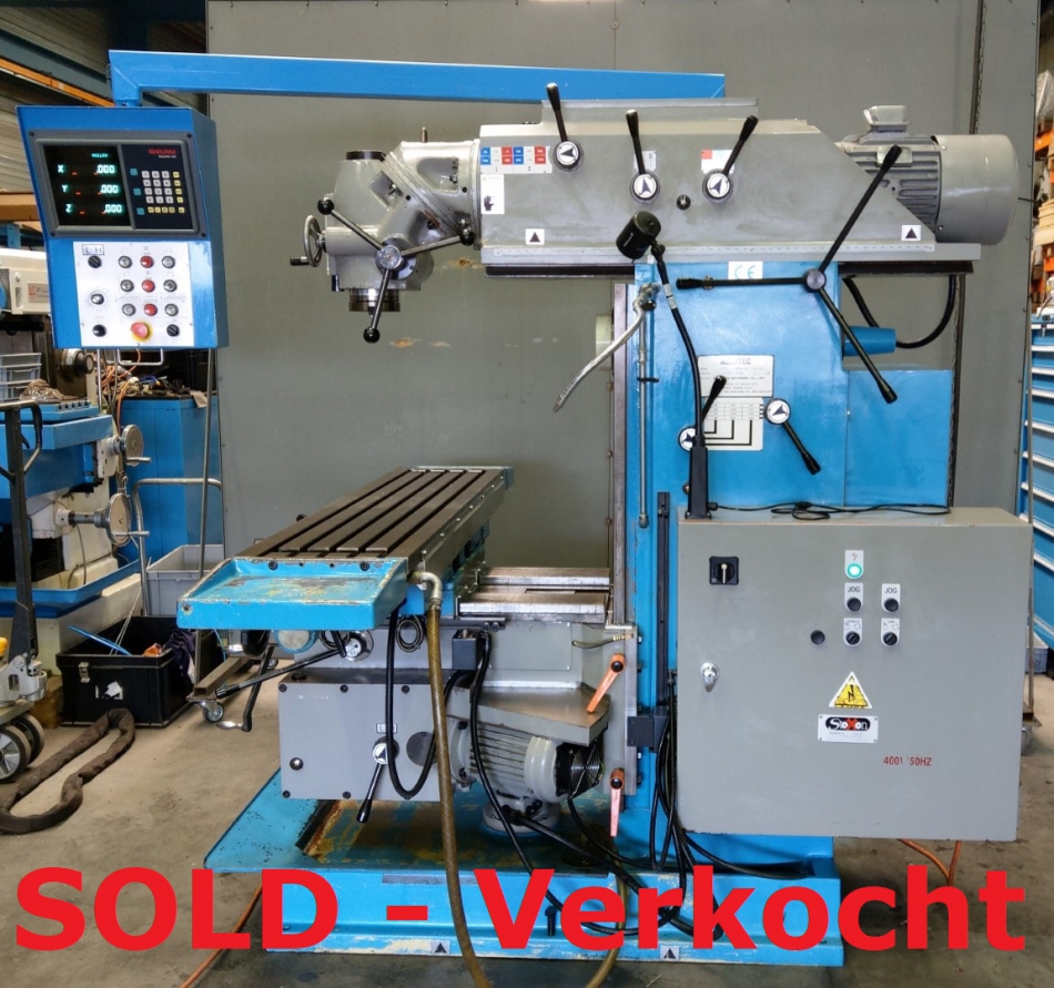 Accutec - Verkocht model : 2500M Freesmachines Machinehandel De Leeuw