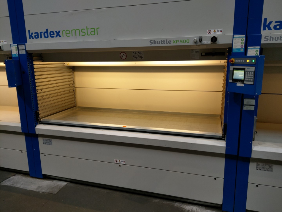 Kardex Shuttle XP500 - verkocht Hoogte : 10080 mm VLM Vertical Lift ...