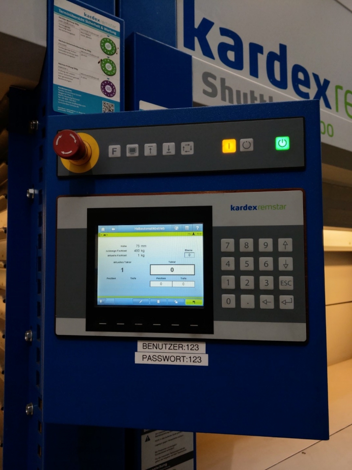 Kardex Shuttle XP500 - verkocht Hoogte : 10080 mm Paternosters / VLM ...