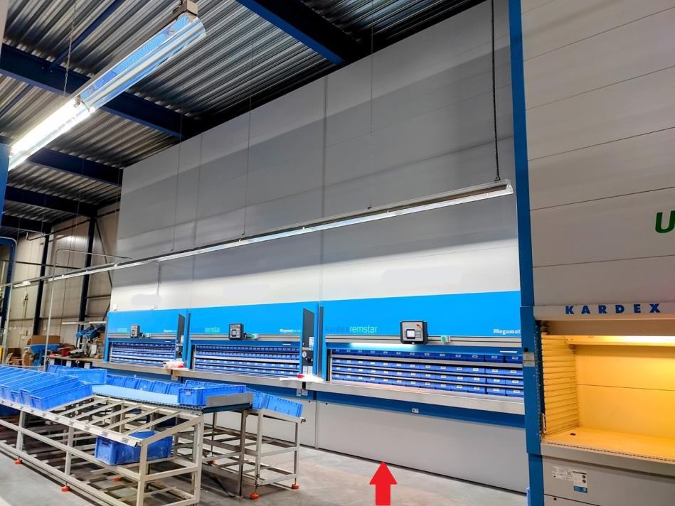 Kardex Remstar paternoster - verkocht Hoogte : 6225 mm VLM Vertical ...