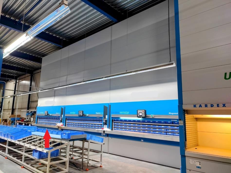 Kardex Remstar paternoster - verkocht Hoogte : 6225 mm VLM Vertical ...