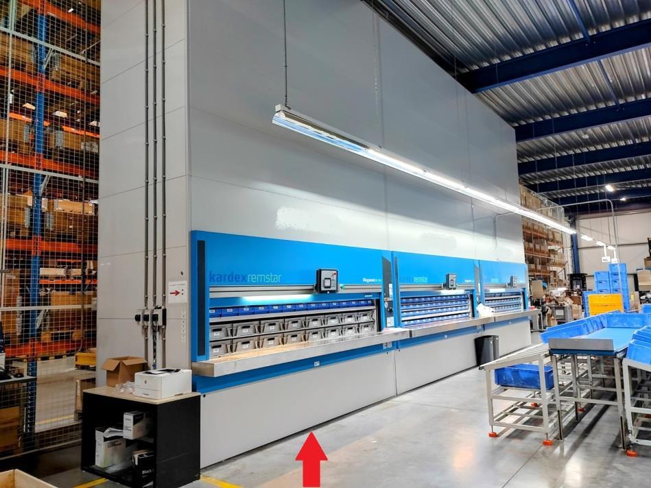 Kardex Remstar paternoster - verkocht Hoogte : 6225 mm VLM Vertical ...