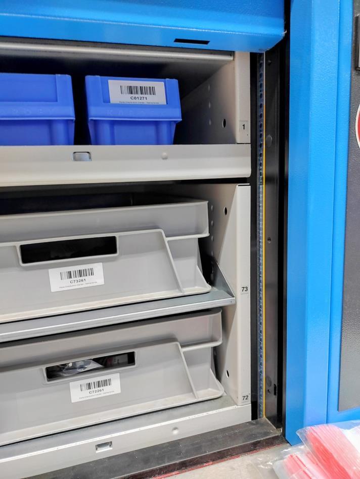 Kardex Remstar paternoster - verkocht Hoogte : 6225 mm VLM Vertical ...