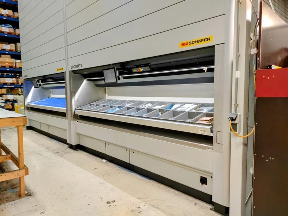 Schäfer Logimat lift nr. 4 Hoogte : 13450 mm VLM Vertical Lift ...