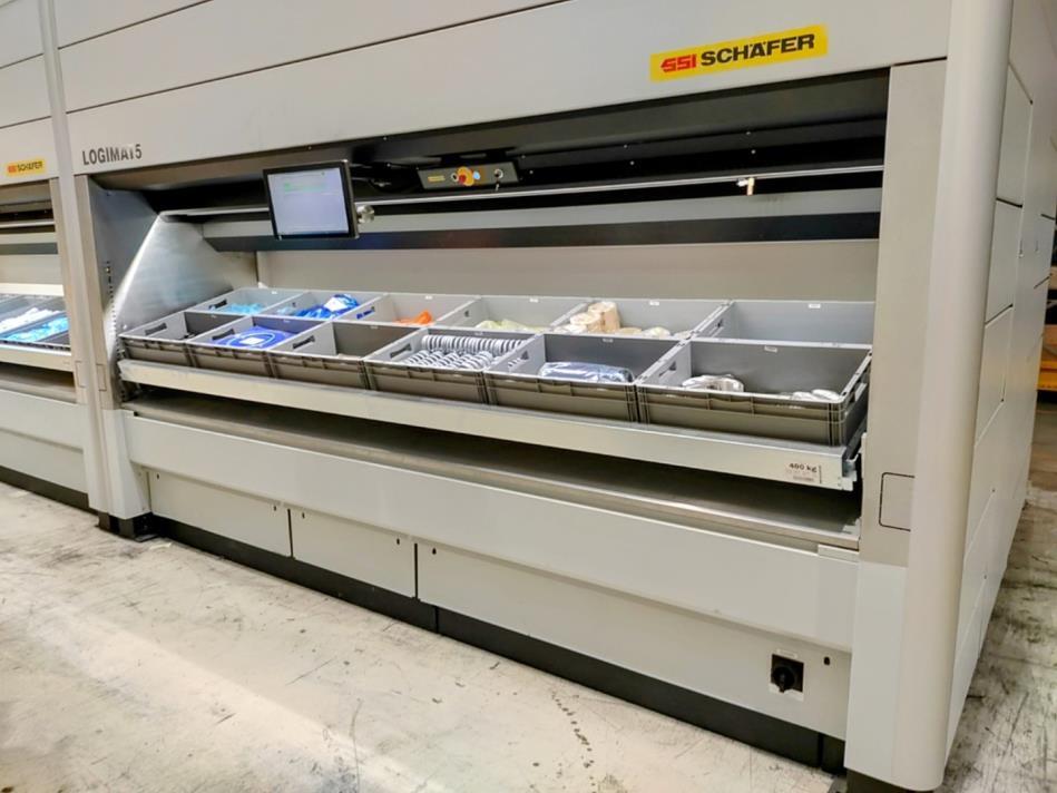 Schäfer Logimat lift nr. 5 Hoogte : 13450 mm VLM Vertical Lift ...